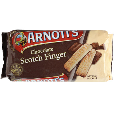 Arnott's Chocolate Scotch Finger Biscuits 250g – GoPotatoes