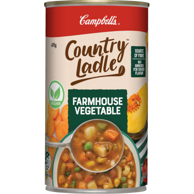 Campbell's Country Ladle Farmhouse Vegetable Soup 495g – GoPotatoes