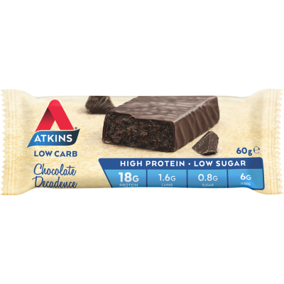 Atkins Advantage Chocolate Decadence Low Carb Bar 60g – GoPotatoes