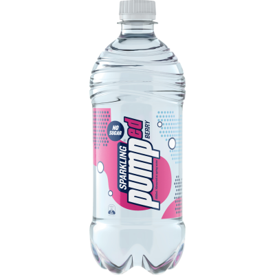 Pumped Berry Flavoured Sparkling Water 650ml – GoPotatoes