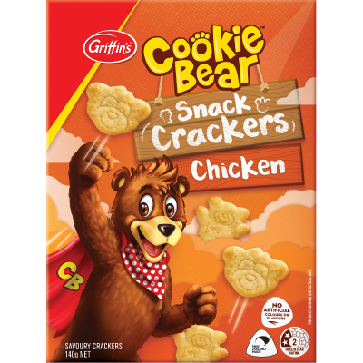 Griffin's Cookie Bear Chicken Snack Crackers 140g – GoPotatoes