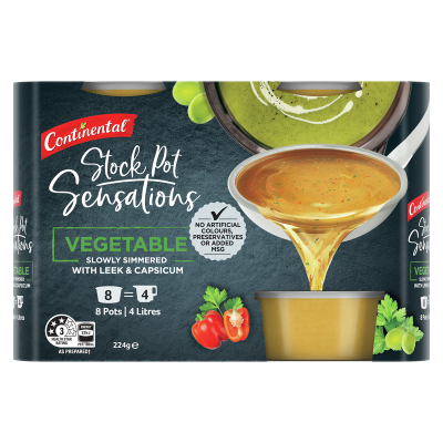 Continental Vegetable Stock Pot Sensations 224g – GoPotatoes