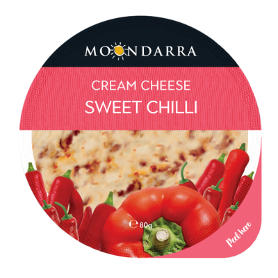Moondarra Cheese Sweet Chilli Cream Cheese 80g – GoPotatoes