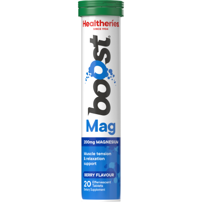 Healtheries Boost Mag Berry Flavour Effervescent Tablets 20pk – GoPotatoes