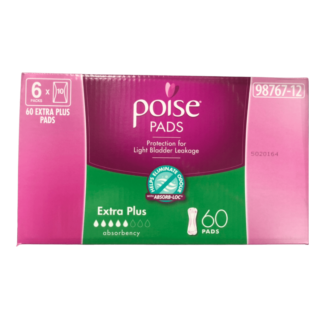 Poise Extra plus Pads 60 Count – GoPotatoes